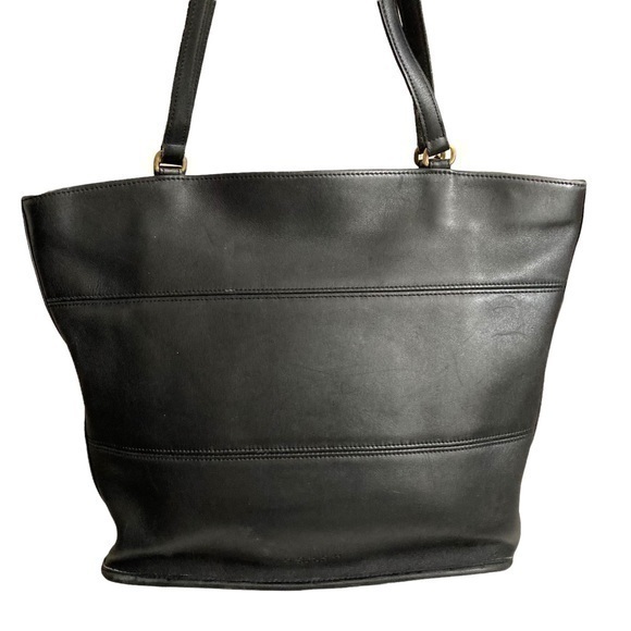 Coach | Bags | Coach Vintage Black Tote Bag Rare Factory Defect | Poshmark